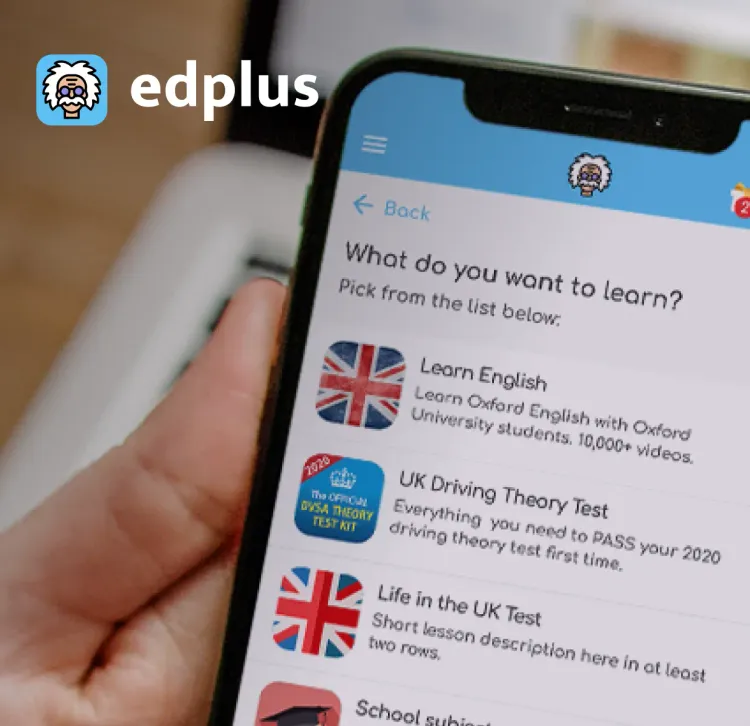 Edplus - Mobile application for self-learning